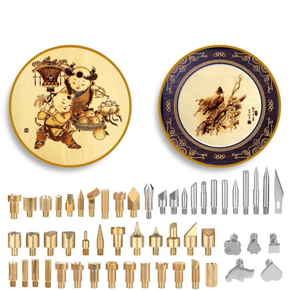 DEMACRIO Soldering Iron Head Kit As Shown Pyrography Wood Burning Kit ...