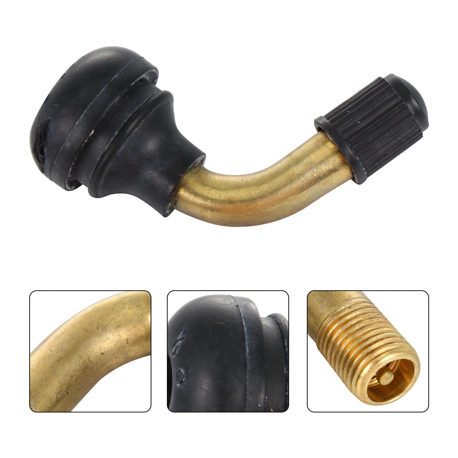 Raindrops Tire Valve Extension Black 5Pcs 1.2x0.9in - Walmart.com