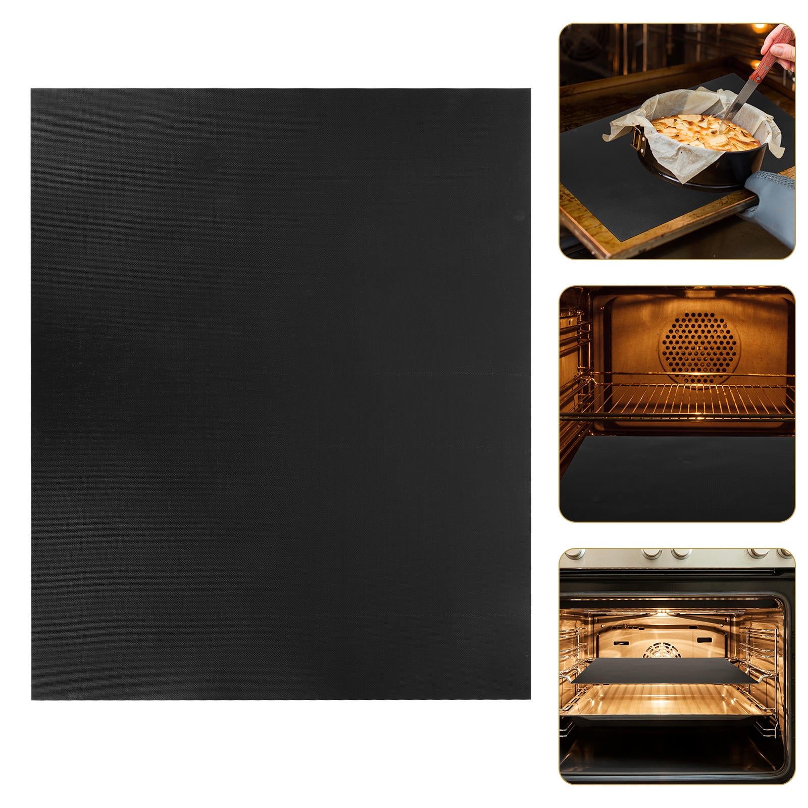 Raindrops 5Pcs BBQ Baking Grill Mats for Grilling Reusable Black ...