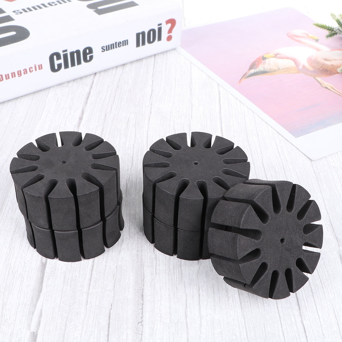 FOMIYES 5Pcs Eva Sponge Arrow Separator Rack Black for Archery ...