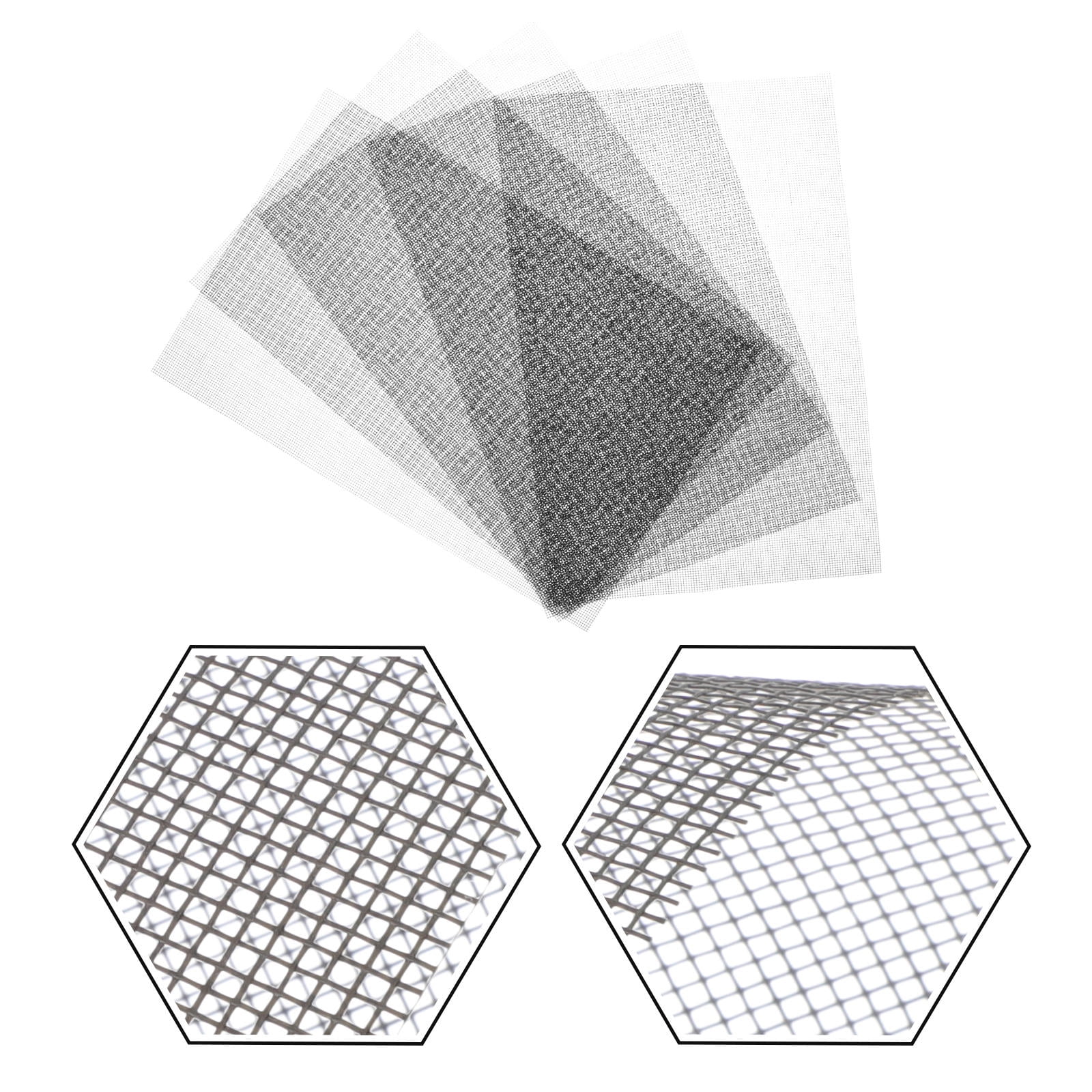 Raindrops 5Pcs Planter Drainage Screen For Bonsai Pots And Flower Pots ...