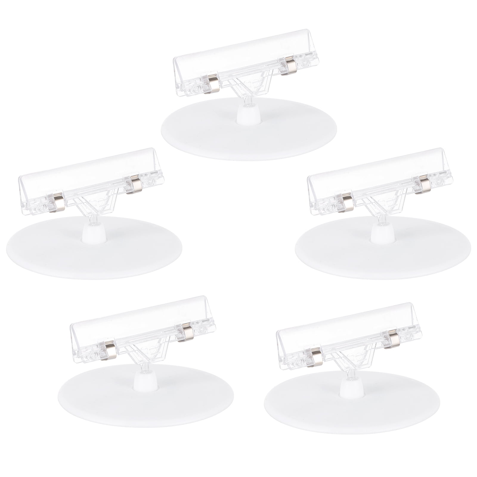 Raindrops 5Pcs Transparent Plastic Price Tag Clips for Business ...