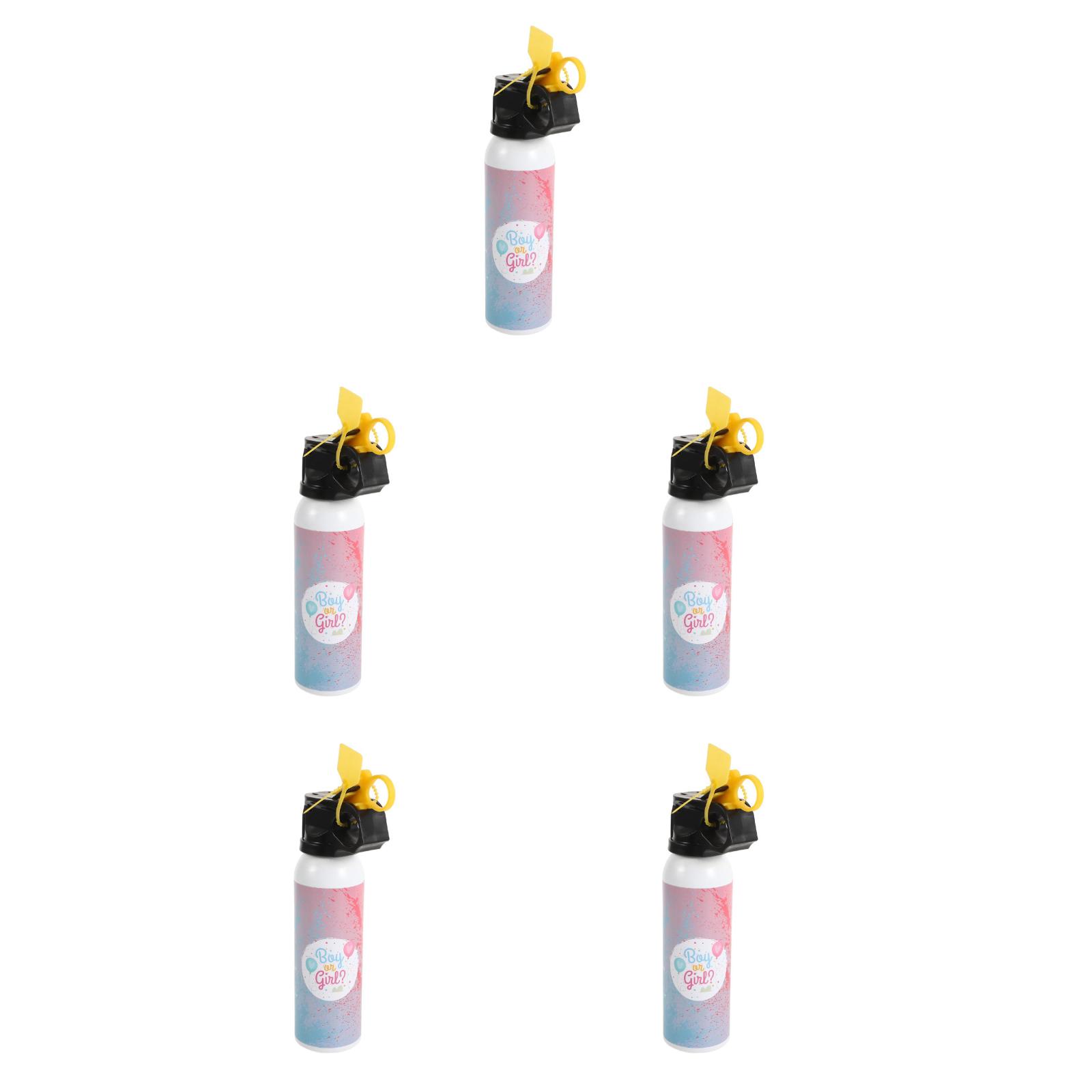 Raindrops 5pcs 1 Bottle Gender Reveal Powder Spray Party Props Gender ...