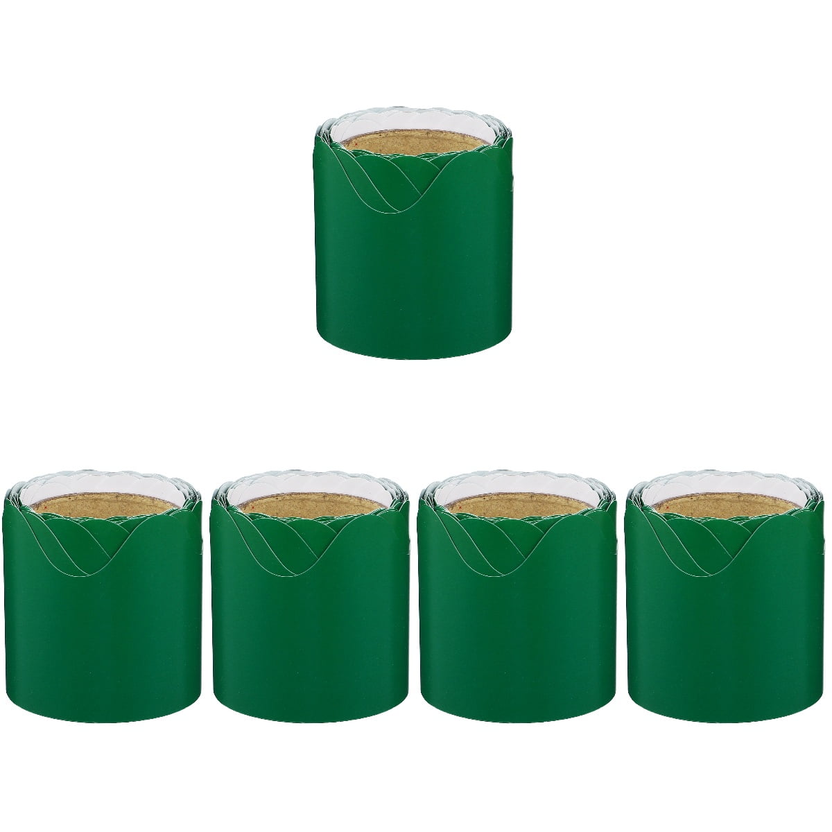 Raindrops 5pcs 5M Bulletin Board Border Scalloped Rolled Border Wavy ...