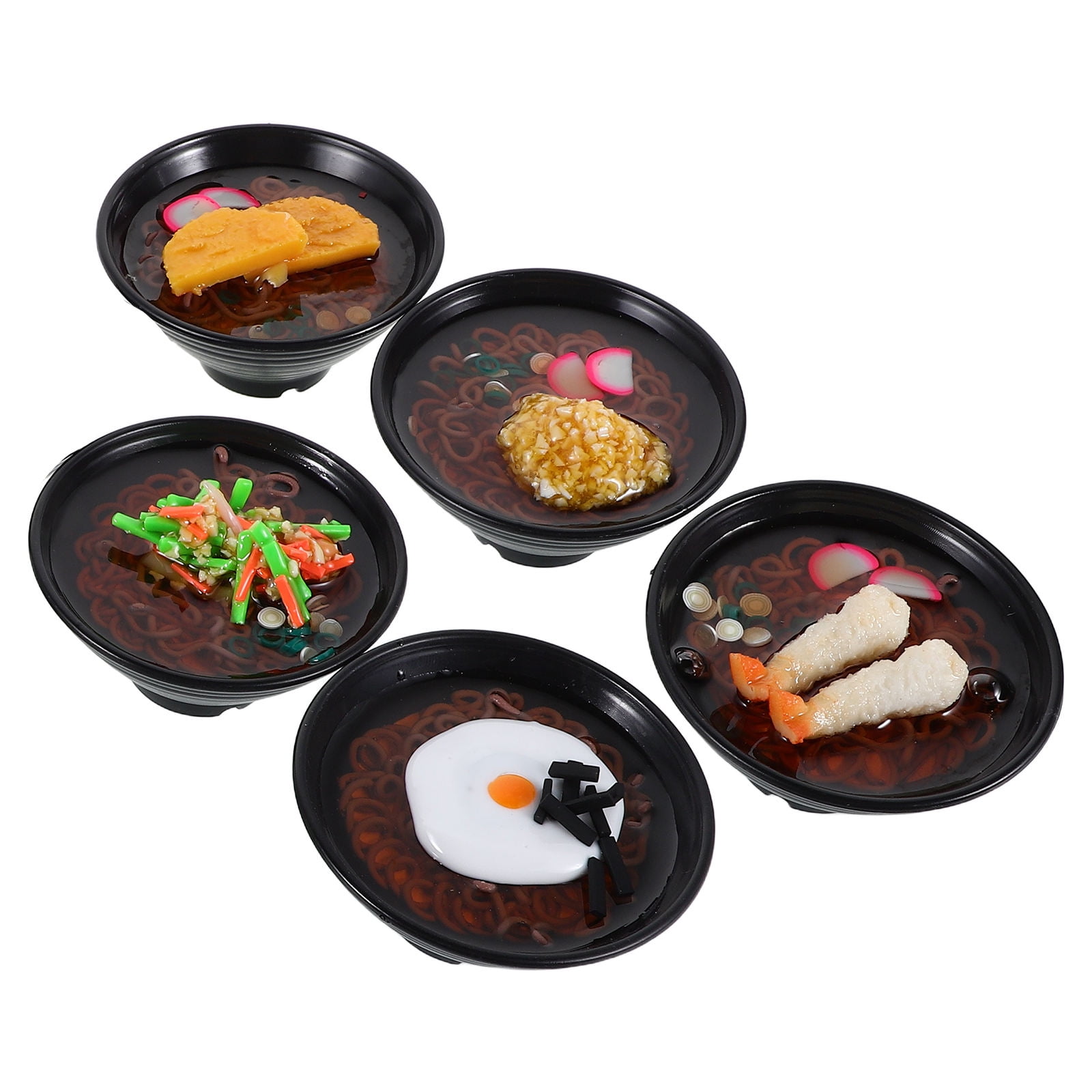 Raindrops 5pcs Artificial Pasta Display Props Simulated Spaghetti Model ...