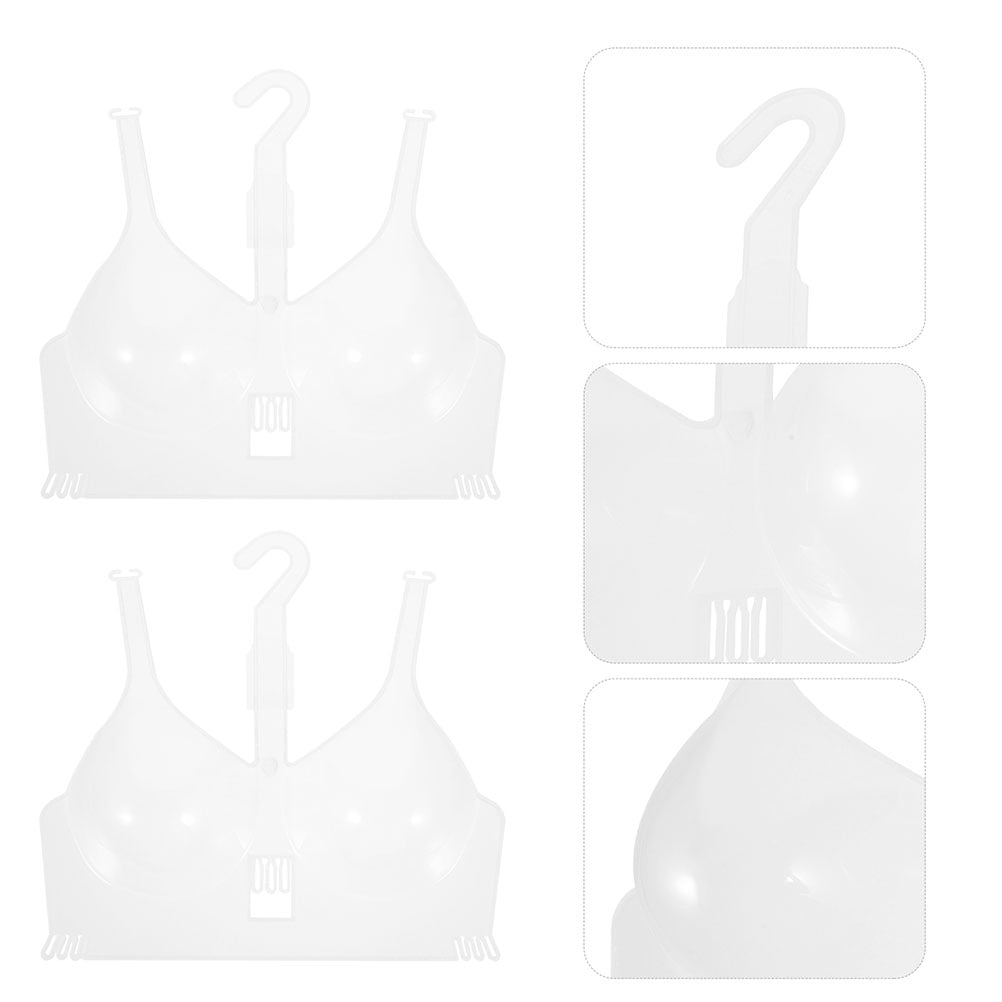 Raindrops Transparent Plastic Bra Display Hanger for Home Use ...