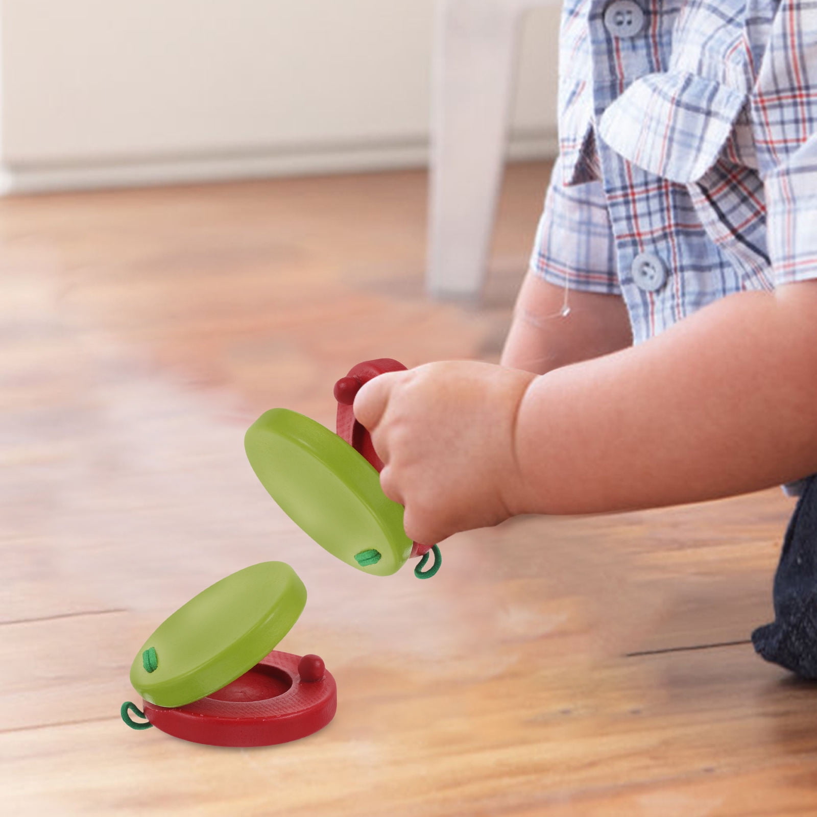 Raindrops 5pcs Castanet Clapper Cartoon Wooden Castanet Classroom ...