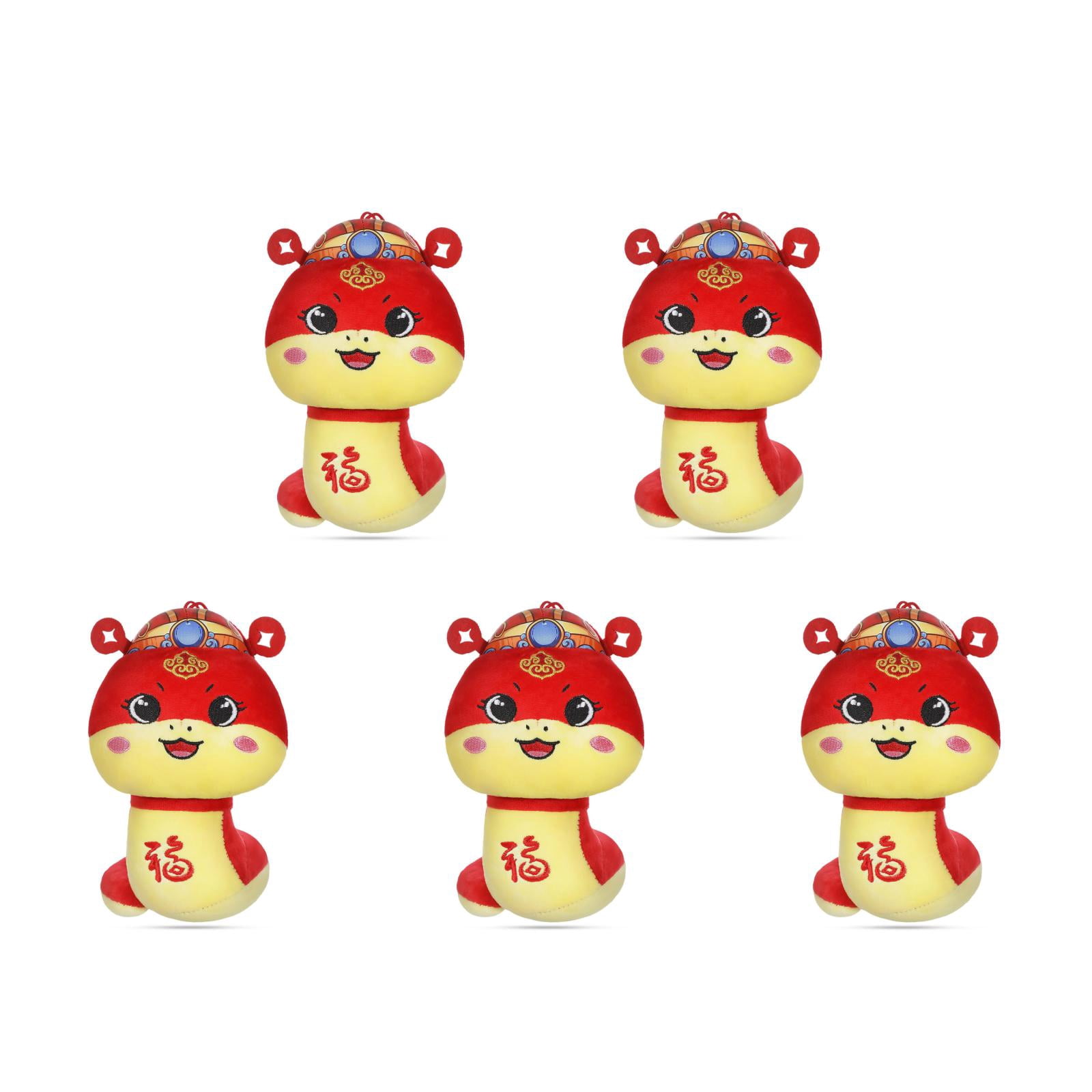 Raindrops 5pcs Chinese Snake Stuffed Animal Chinese New Year Toy Snake ...