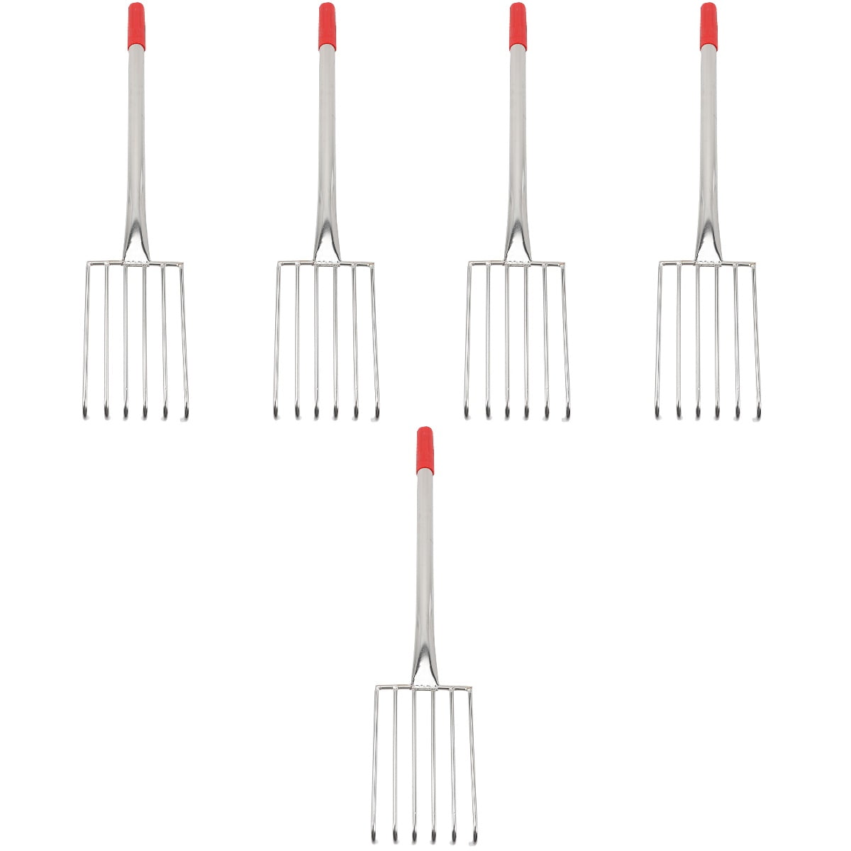 Raindrops 5pcs Clam Rake with Rubber Handle Oyster Shell Digging Tool ...