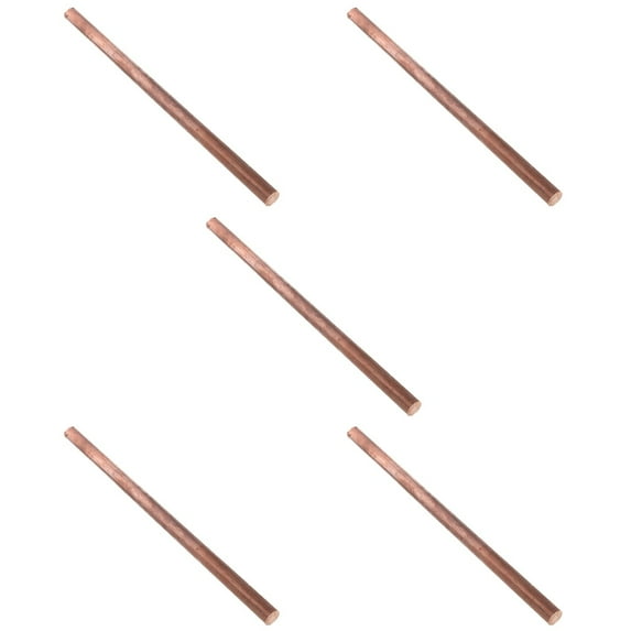 Raindrops 5pcs Copper Rod Diameter 12mm Copper Round Rod Multipurpose ...