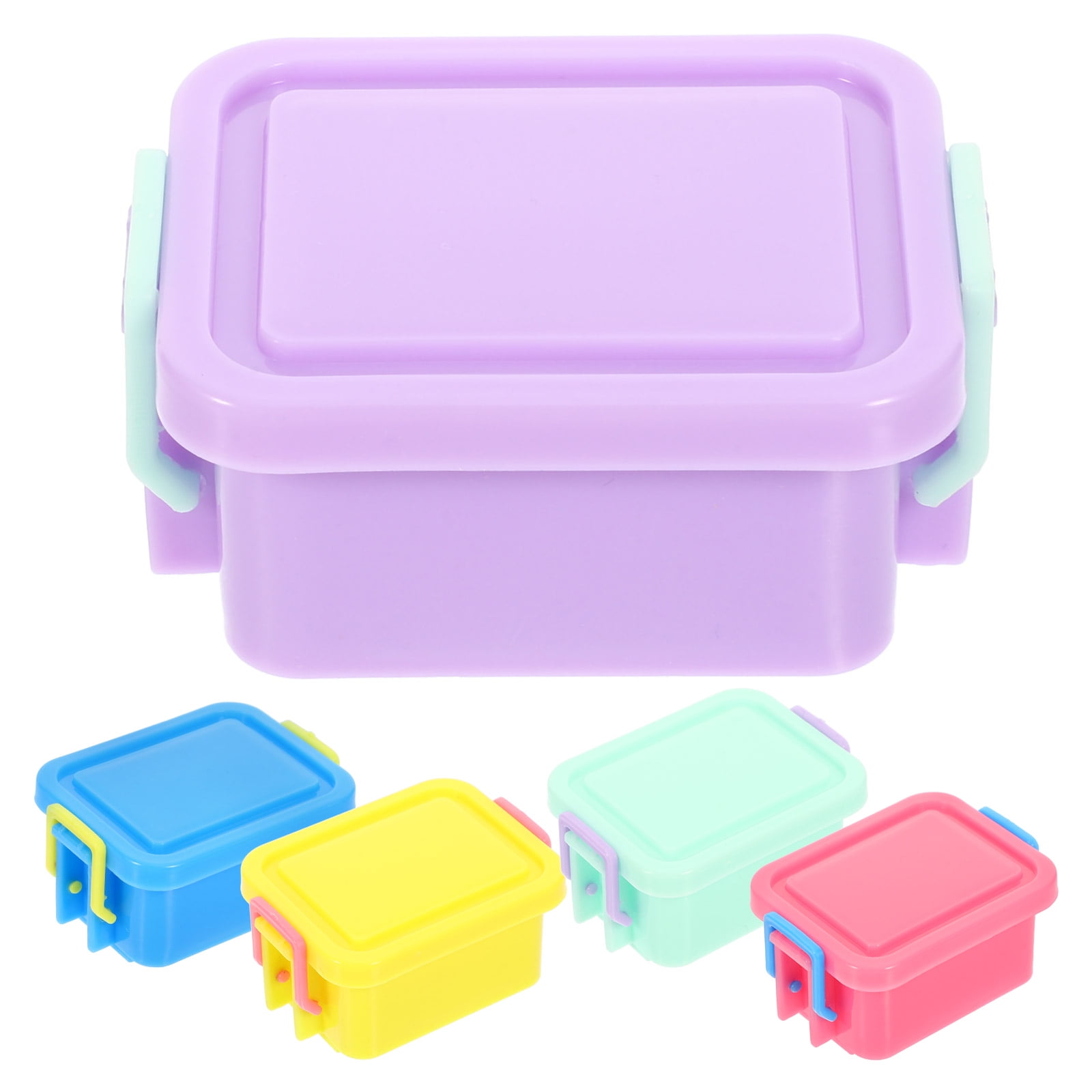 Raindrops 5pcs Doll House Storage Box Mini Storage Containers Miniature ...