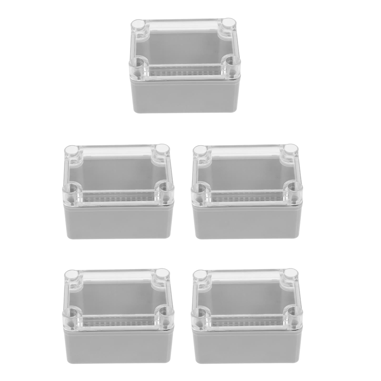 Raindrops 5pcs Enclosure Outdoor Abs Junction Box With Transparent Lid ...
