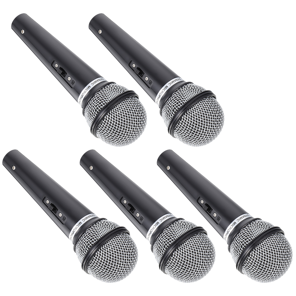Raindrops 5pcs Fake Microphone Model Prop Pretend Microphone Prop Stage ...