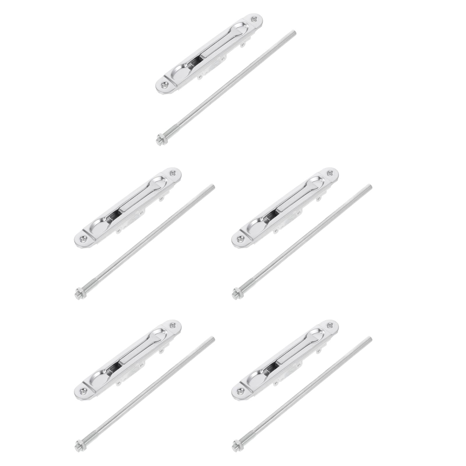 Raindrops 5pcs Flush Bolt Stainless Steel Door Concealed Slide Locks ...