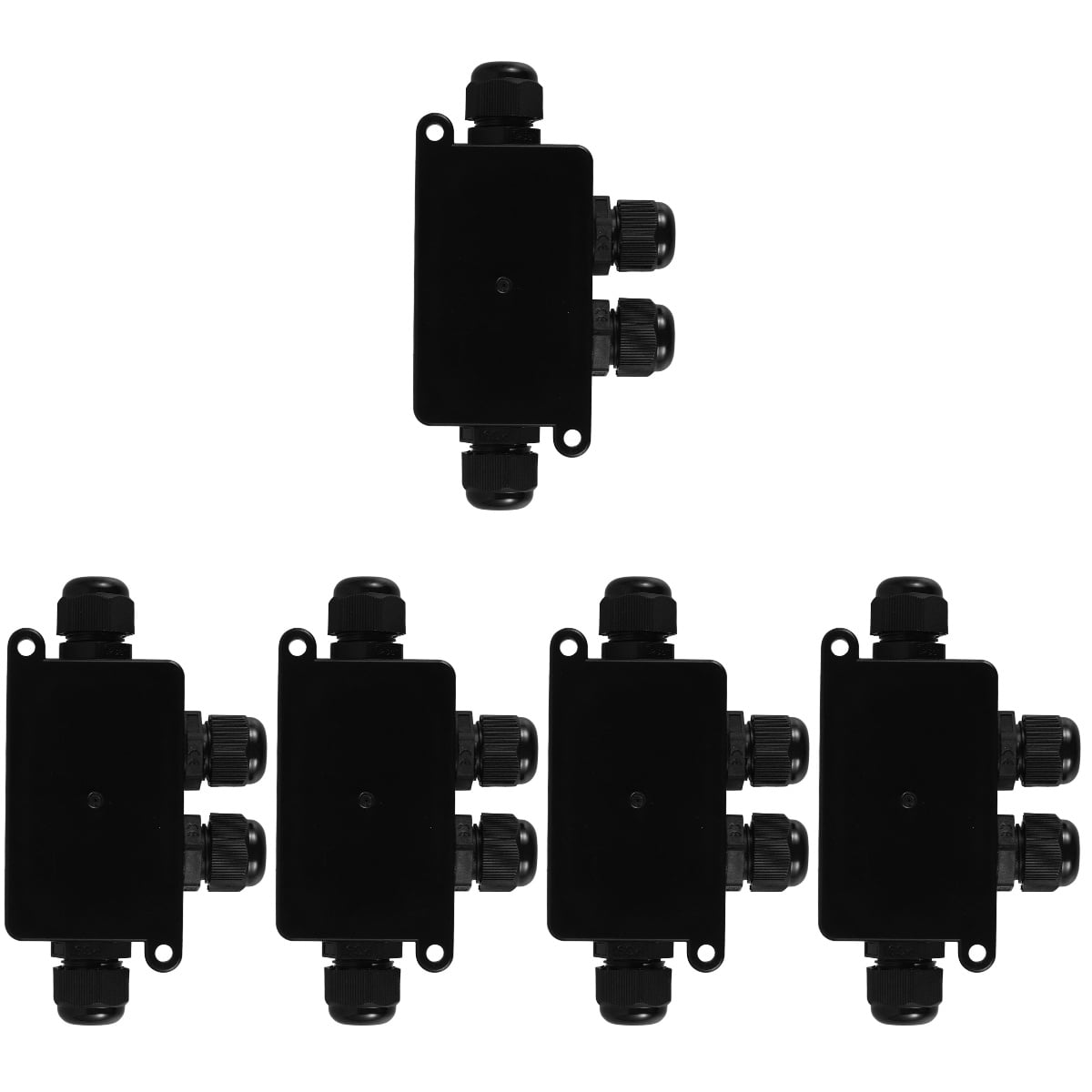 Raindrops 5pcs Junction Box Plastic Water Proof Electrical Line Box ...