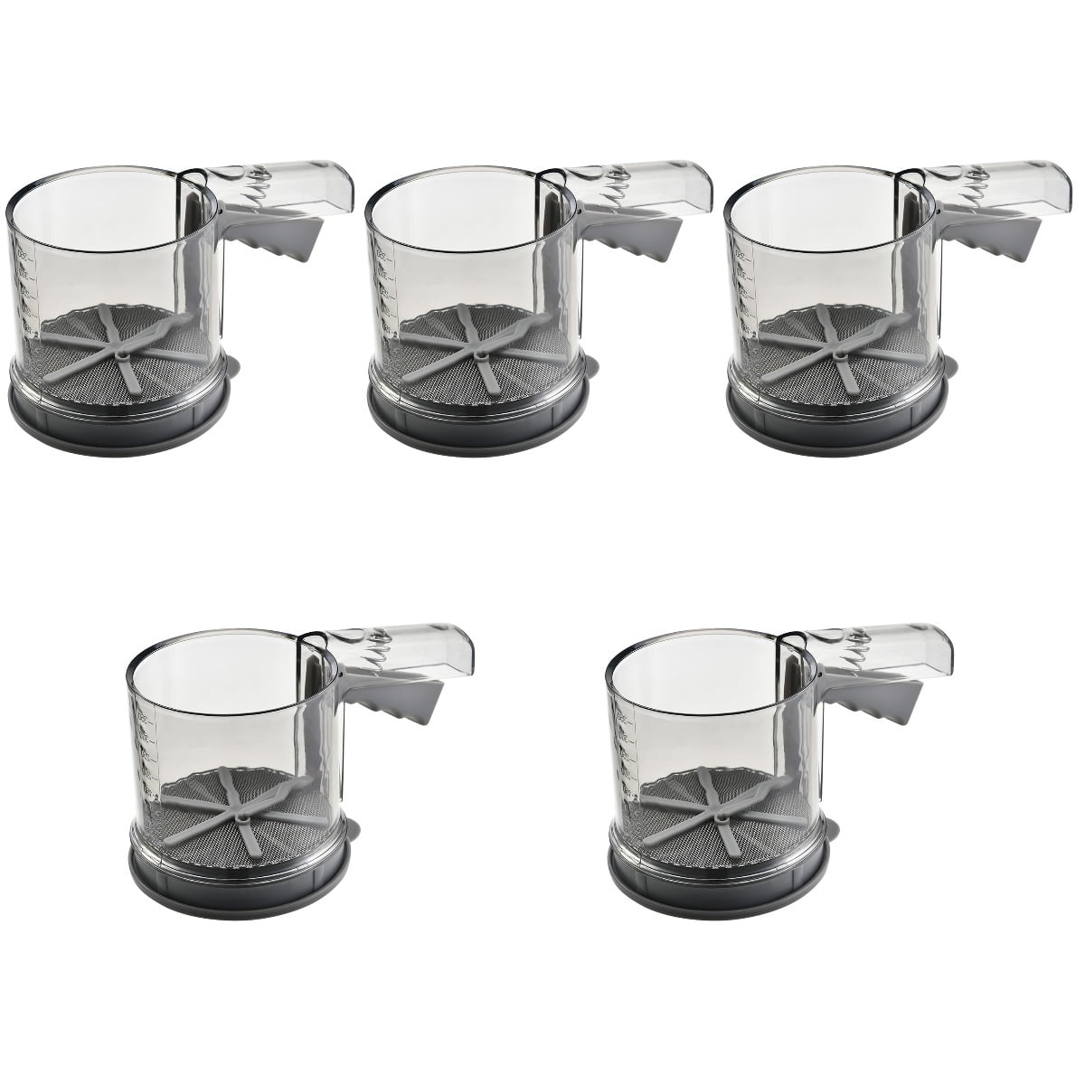 Raindrops 5pcs Kitchen Flour Sifter Hand Shaking Flour Powder Sifter ...