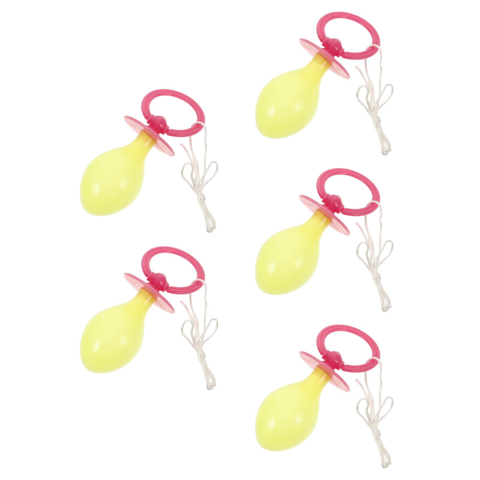 Raindrops 5pcs Large Fake Pacifier for Cosplay Reusable Party Pacifier ...
