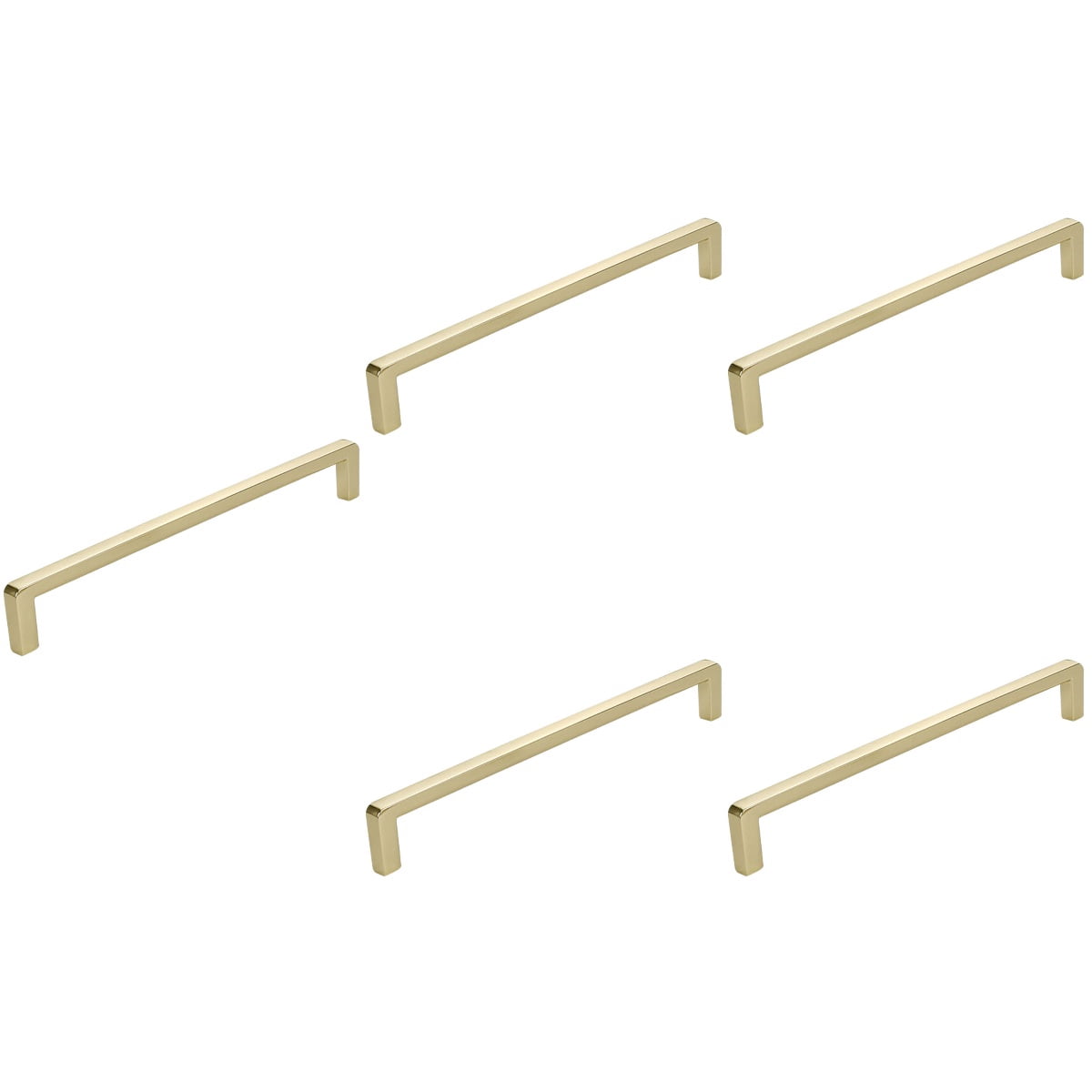 Raindrops 5pcs Metal Drawer Door U-Shaped Handle Cabinet Multi-use Pull ...