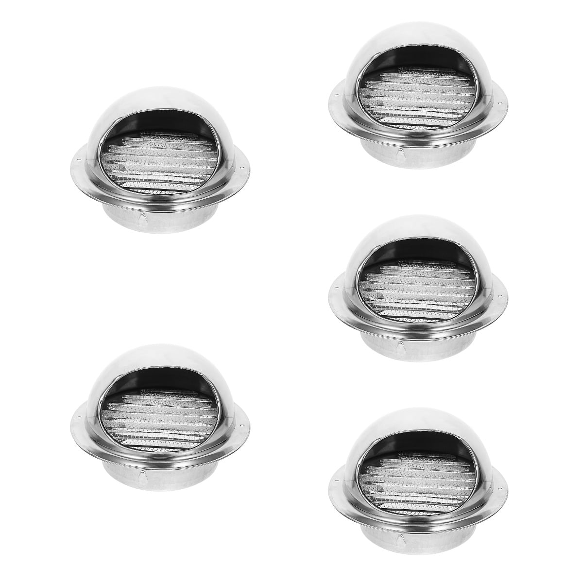 Raindrops 5pcs Outside Exhaust Vent Cover 70mm Wall Mount Exhaust Vent ...