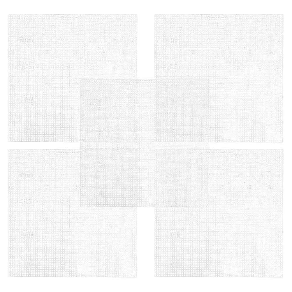 Raindrops 5-Pack Plastic Canvas Sheets for Bag Making, Large Plastic ...
