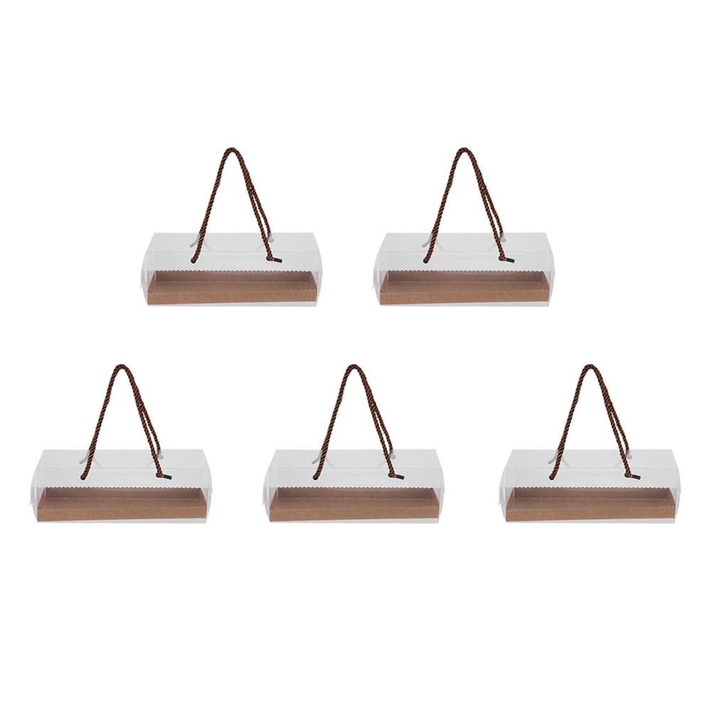 Raindrops 5pcs Portable Cake Packaging Boxes Food Packing Boxes ...