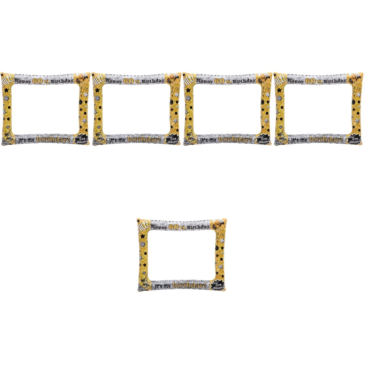 Raindrops 5pcs Practical Inflatable Photo Frame Happy Birthday Photo ...