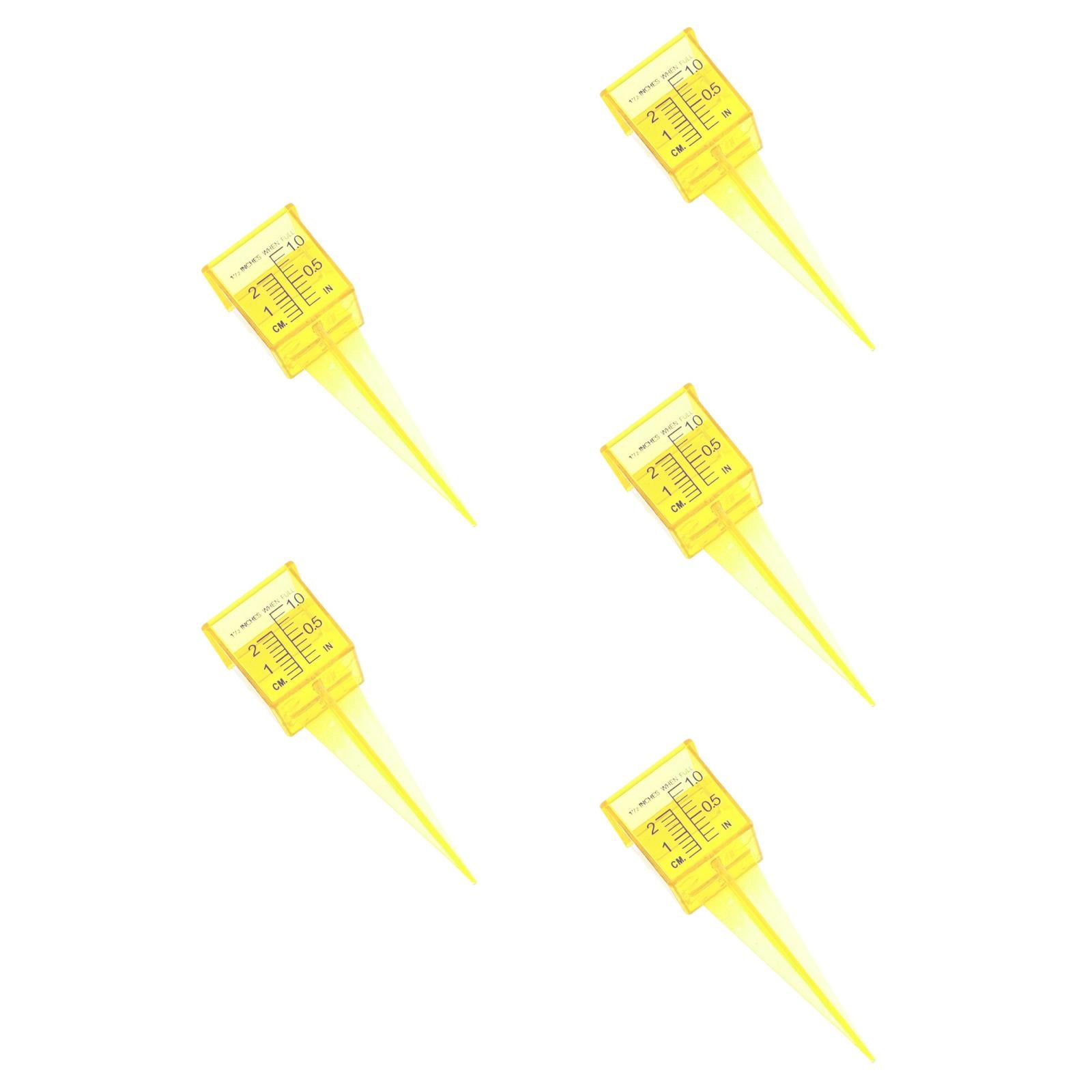 Raindrops 5pcs Rain Gauge Sprinkler Gauge With Wide Mouth Accurate Lawn ...