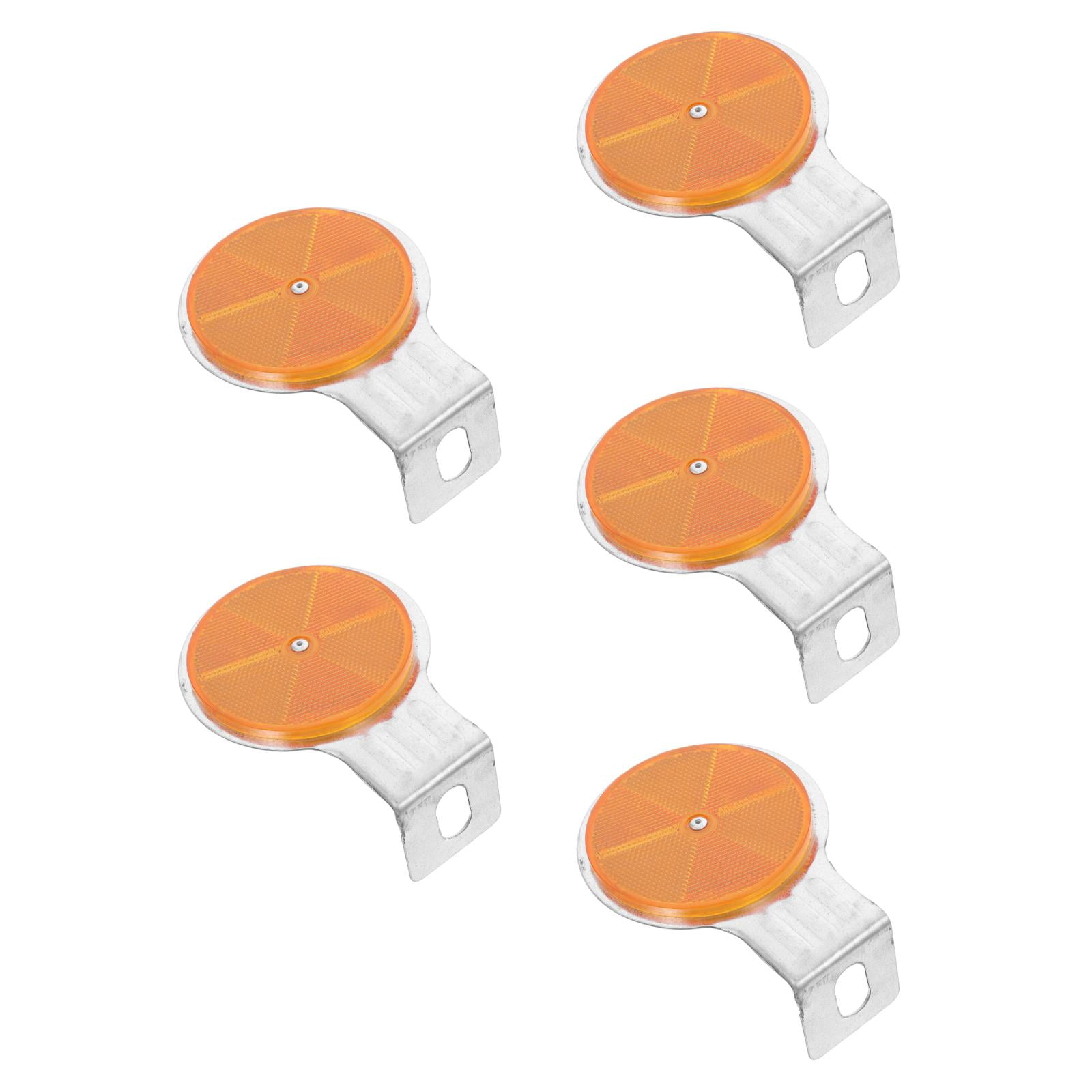 Raindrops 5pcs Round Reflective Road Marker Reflector Highway Visible ...