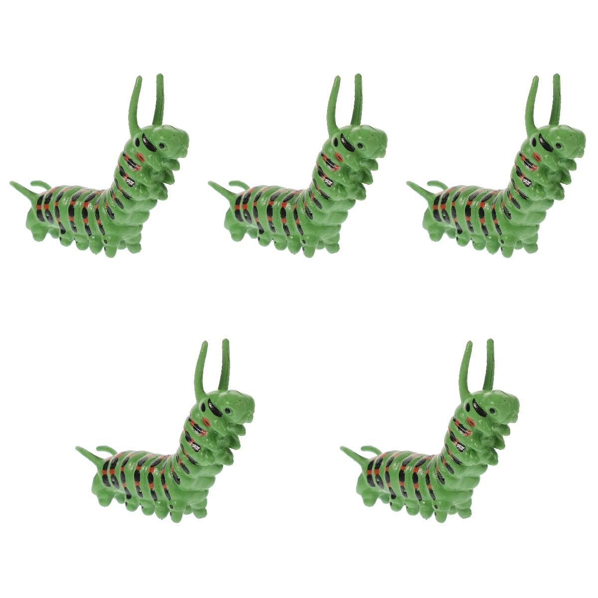 Raindrops 5pcs Simulation Worm Realistic Caterpillar Recognition Model ...