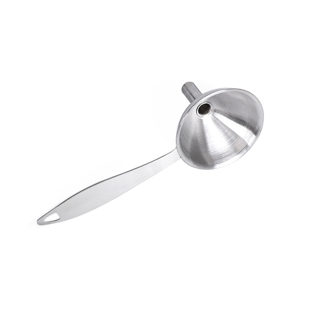 Raindrops Silver Funnel Set for Kitchen Use Liquid Transfer Tool 5Pcs ...