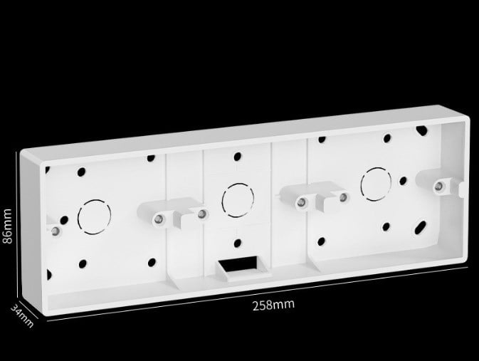 Raindrops 5pcs Wall Mount Plastic Outlet Box Electrical Outlet Boxes ...