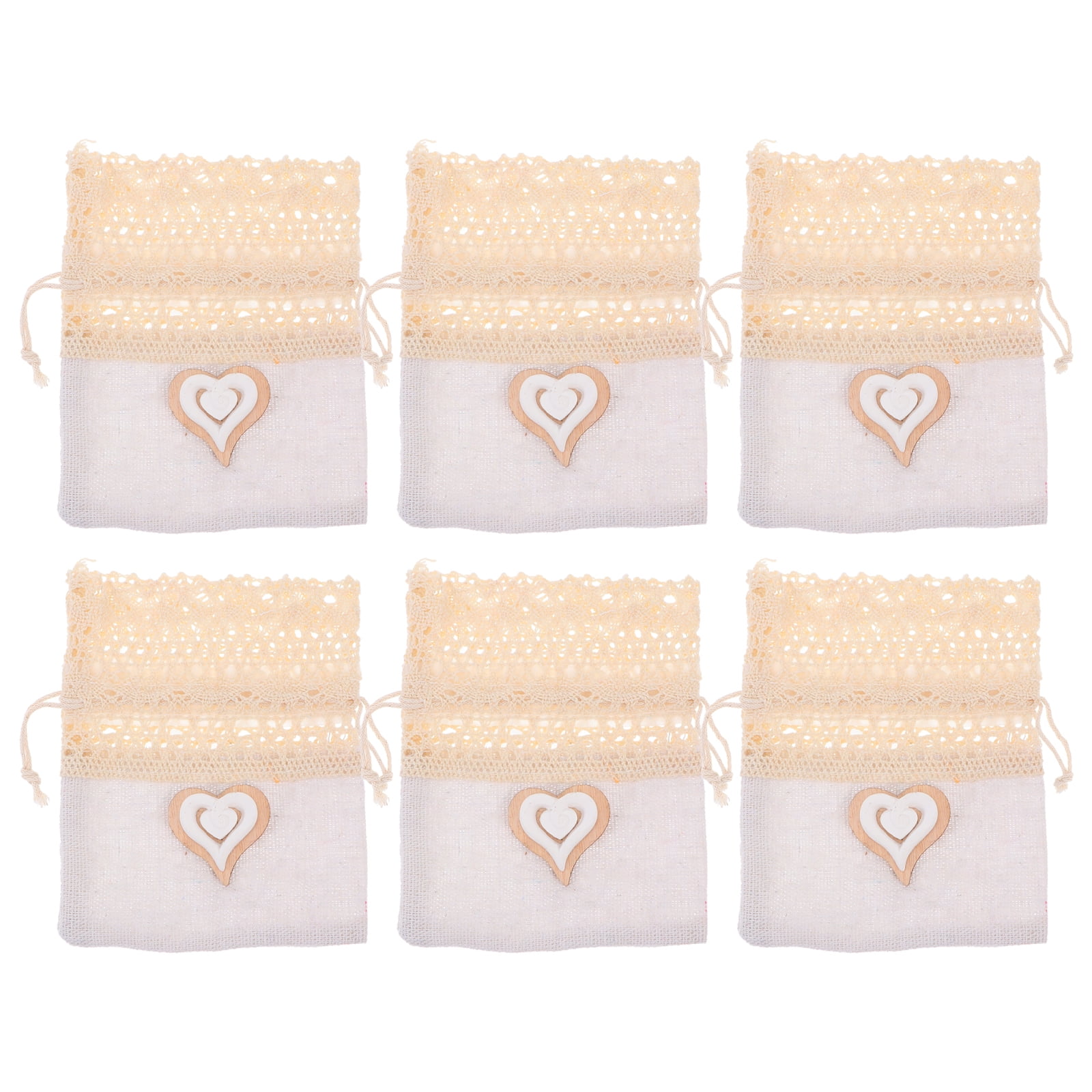Kitandove Lace Sachet Bag Reusable Empty 6Pcs 4.7x3.9in - Walmart.com