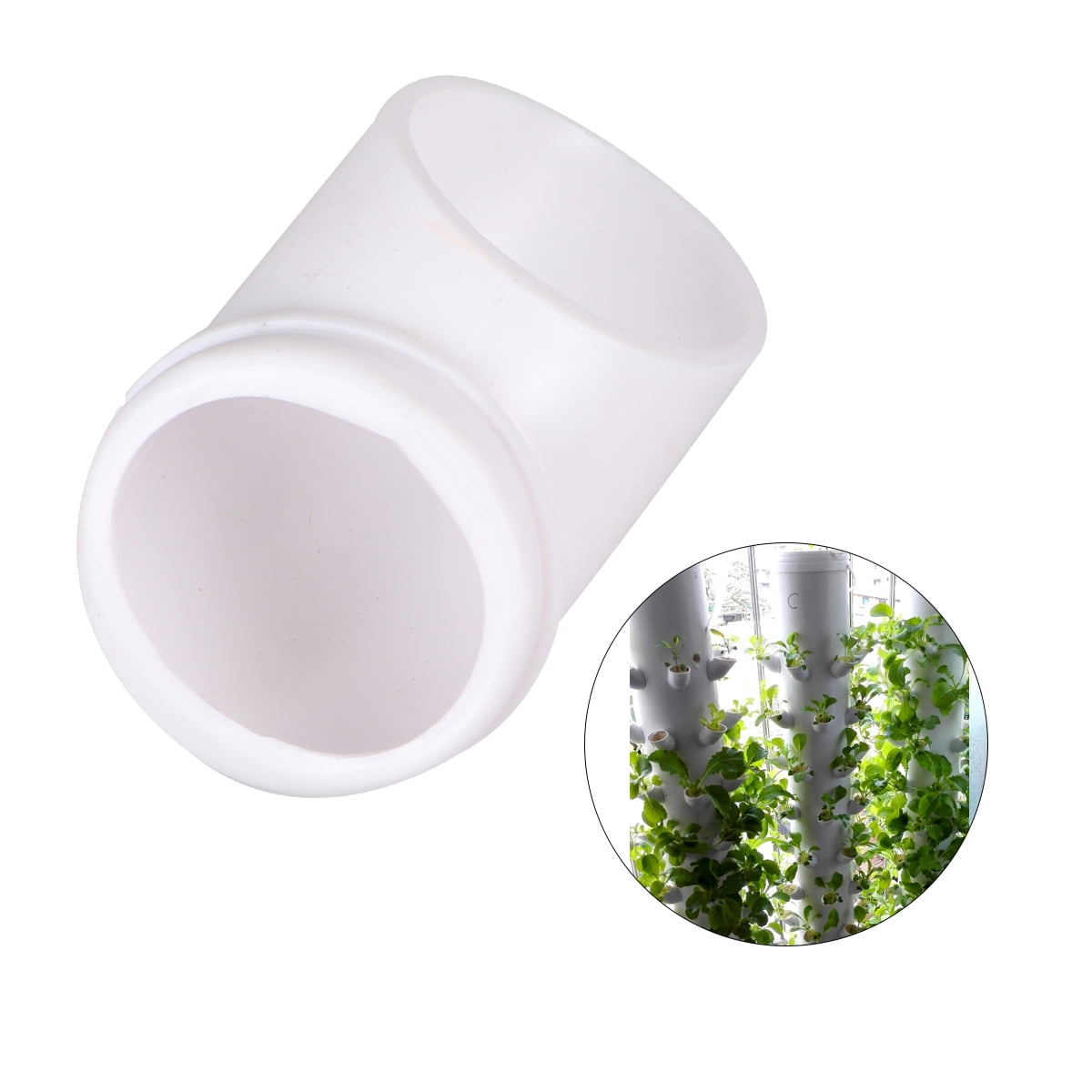 SHINYPASING Planting Pot Hydroponic Planting Tube White 6Pack - Walmart.com