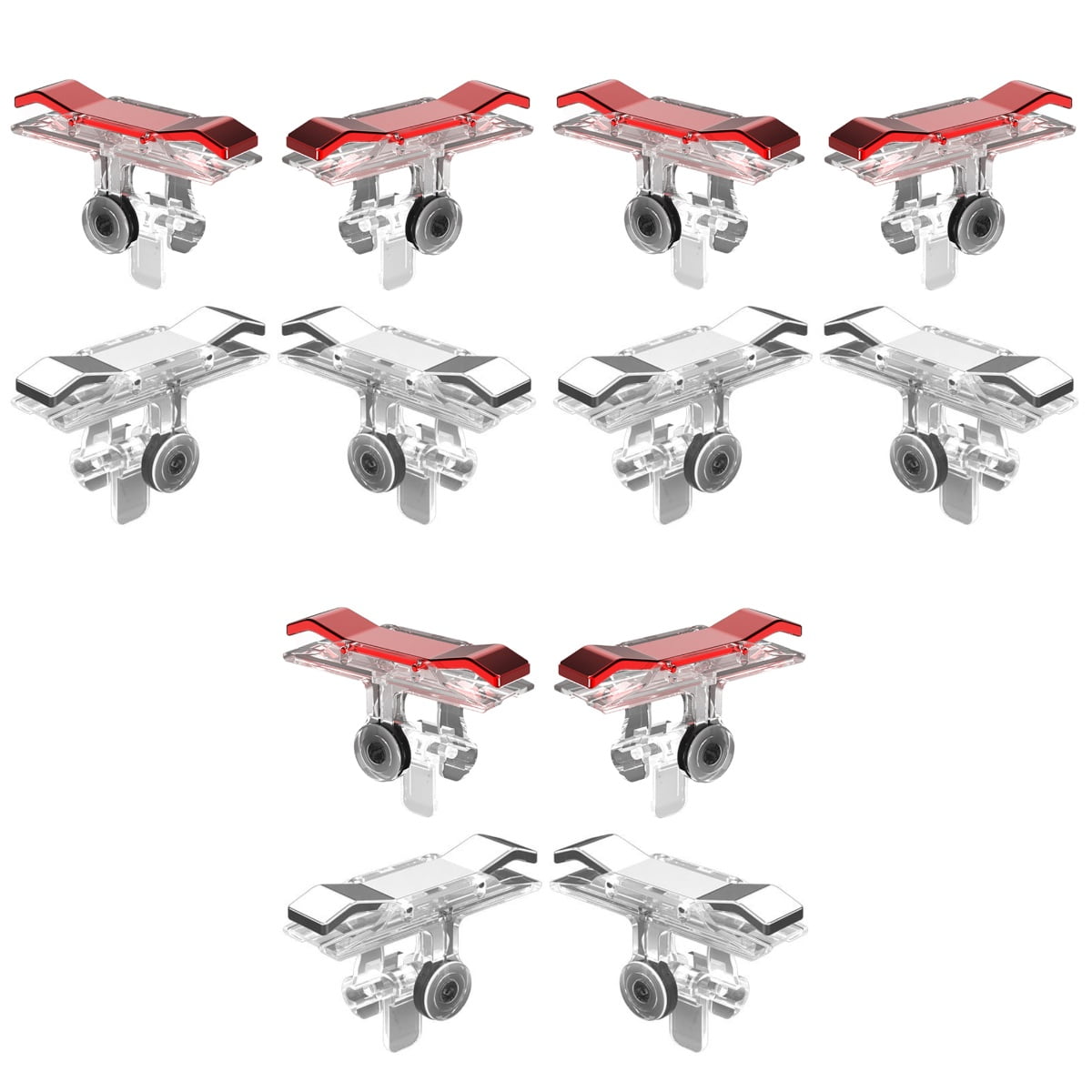 Raindrops 6 Pairs of Mobile Game Metal Controller Game Buttons Game Shortcut Button Handle Aim ...