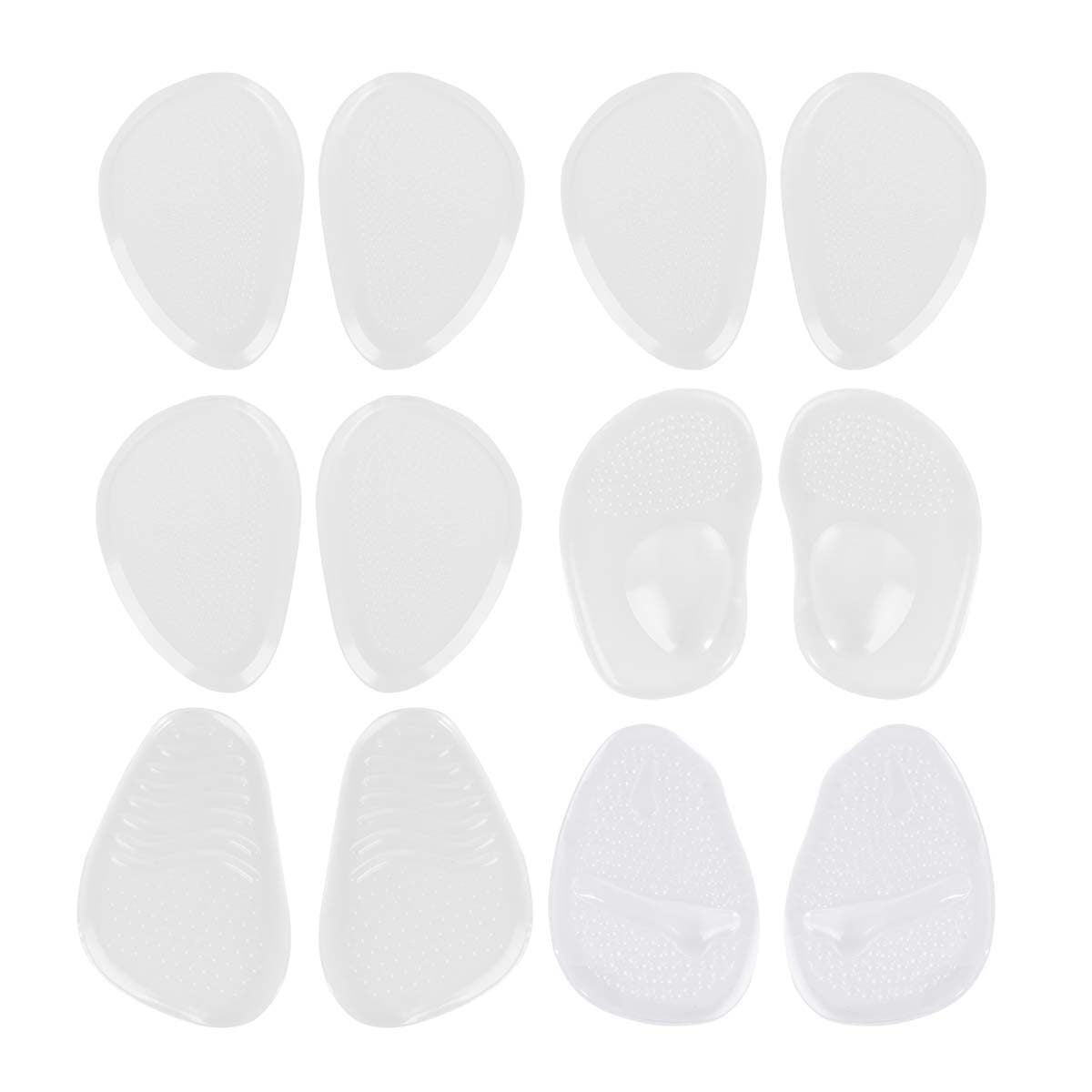 Raindrops 6 Pairs Shoe Inserts Toeless Heel Protection Women's Insoles ...