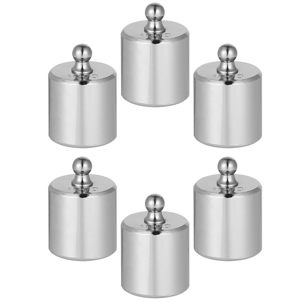 Raindrops 6Pcs Calibration Weights Steel Weights Weighting Tools ...