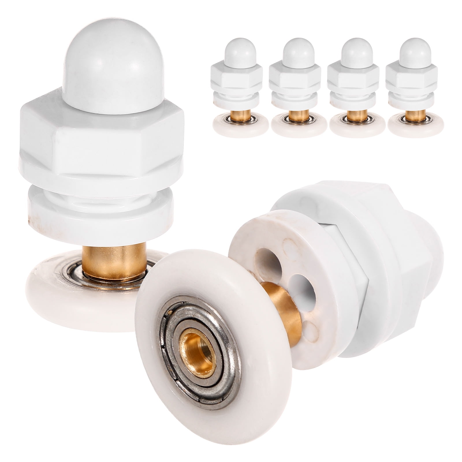 Raindrops Shower Door Rollers White 6Pcs 1.61X0.98X0.98in - Walmart.com