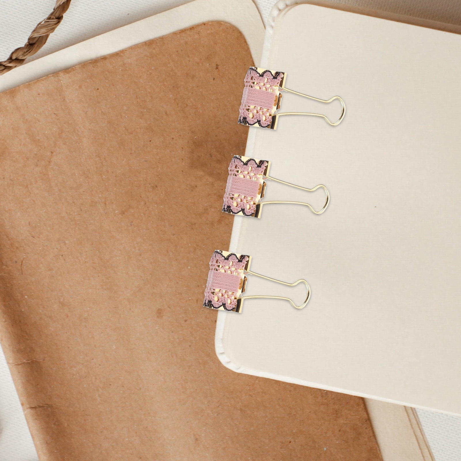 Raindrops 6 Pcs Binder Clip Lace Clips Elliot Folder Dovetail Student ...