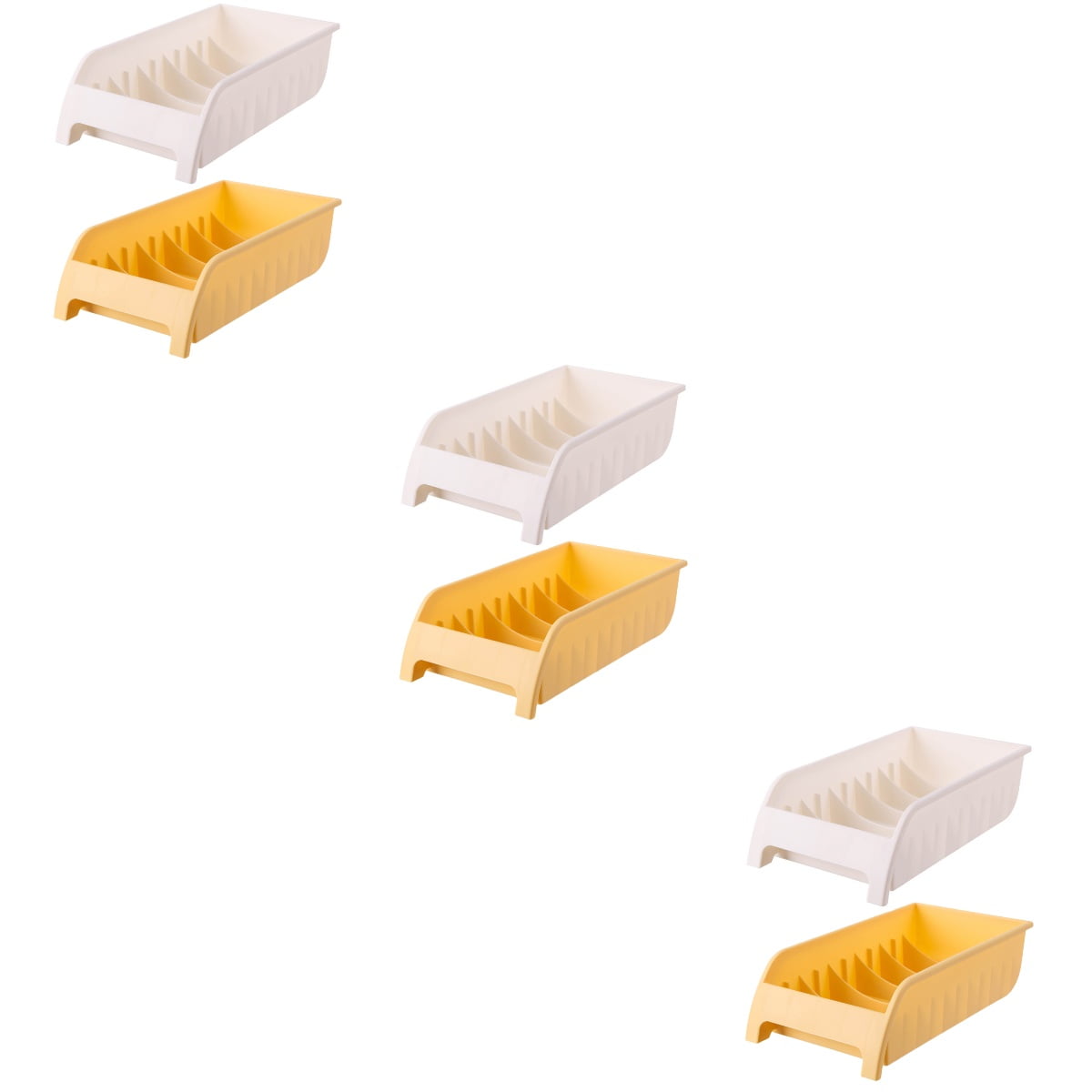 Raindrops 6 Pcs Bowls Drain Racks Kitchen Sink Drying Rack Cabinet Bowl ...