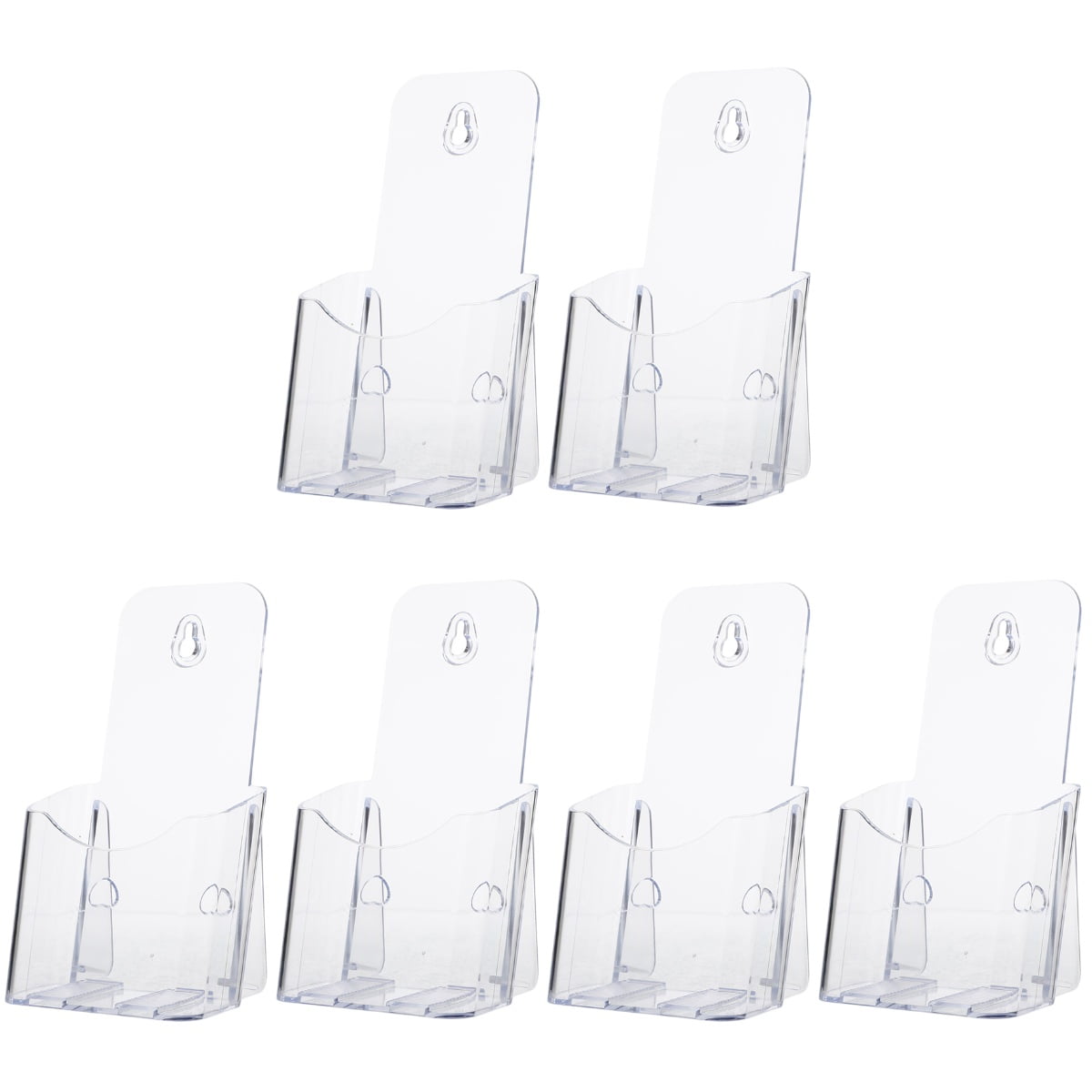 Raindrops 6 Pcs Brochure Holder Desktop Wall Mounted Booklet Leaflet ...