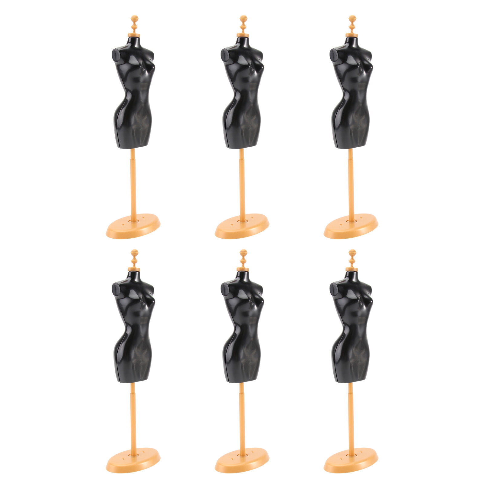 Raindrops 6 Pcs Doll Dress Form Stand Mannequin Wardrobe Dolls Sewing ...