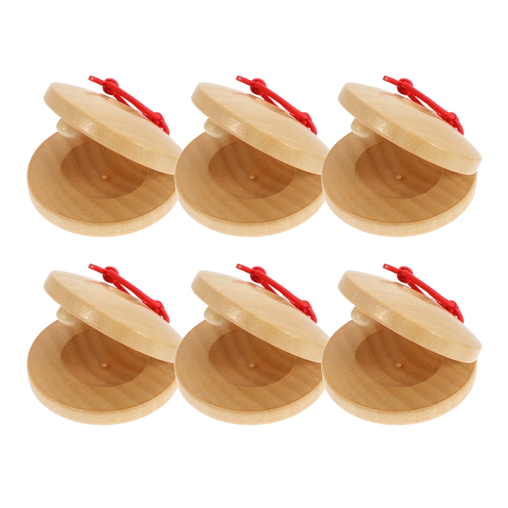 Raindrops 6 Pcs Drum Recorder Wooden Castanets Child Infant - Walmart.com