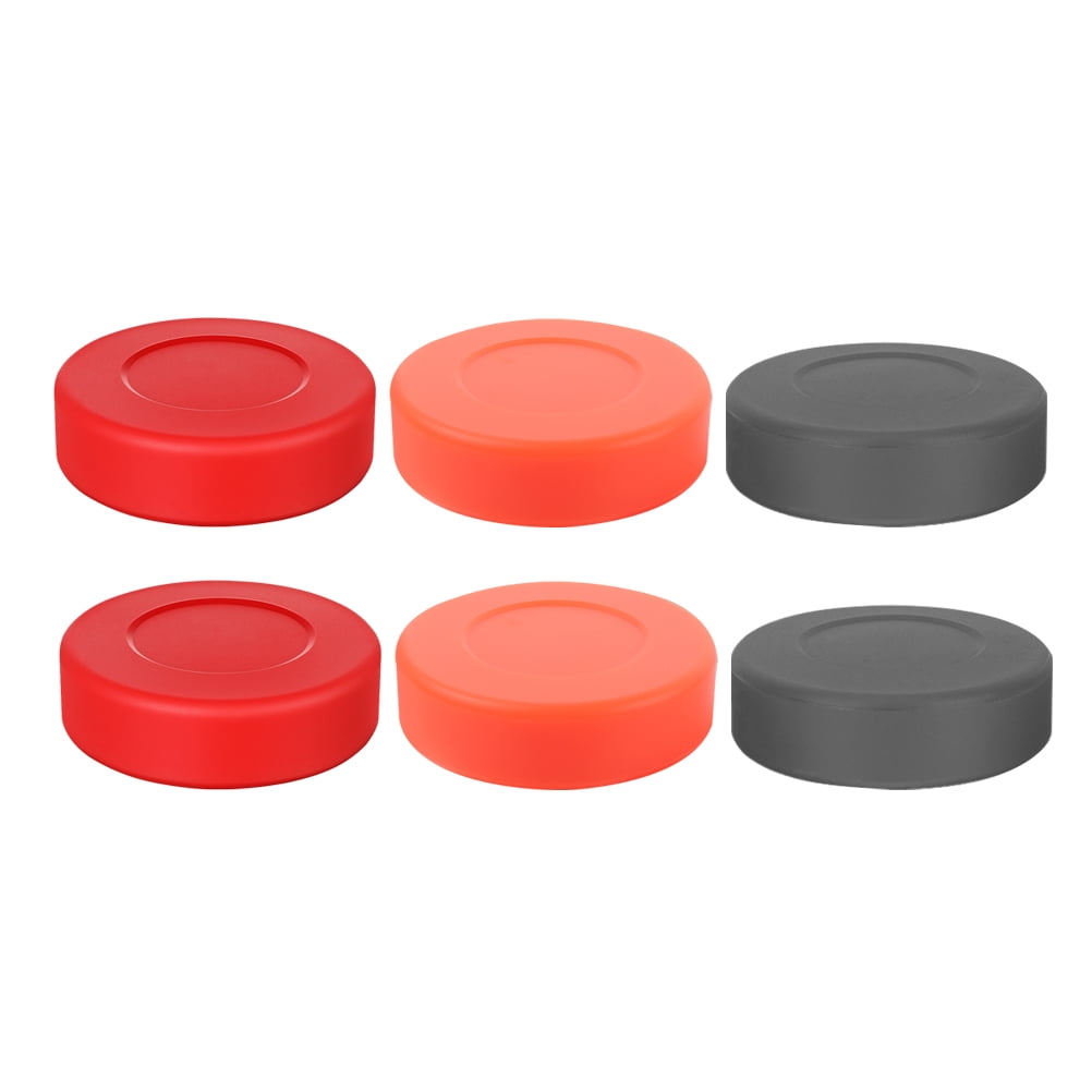 Raindrops 6 Pcs Floor Hockey Pucks PVC Transparent Hydroponic ...