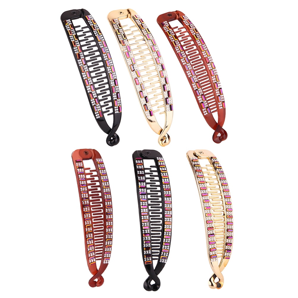 Raindrops 6 Pcs Foil Highlight Hairpin Fish Shape Clamp Travel ...