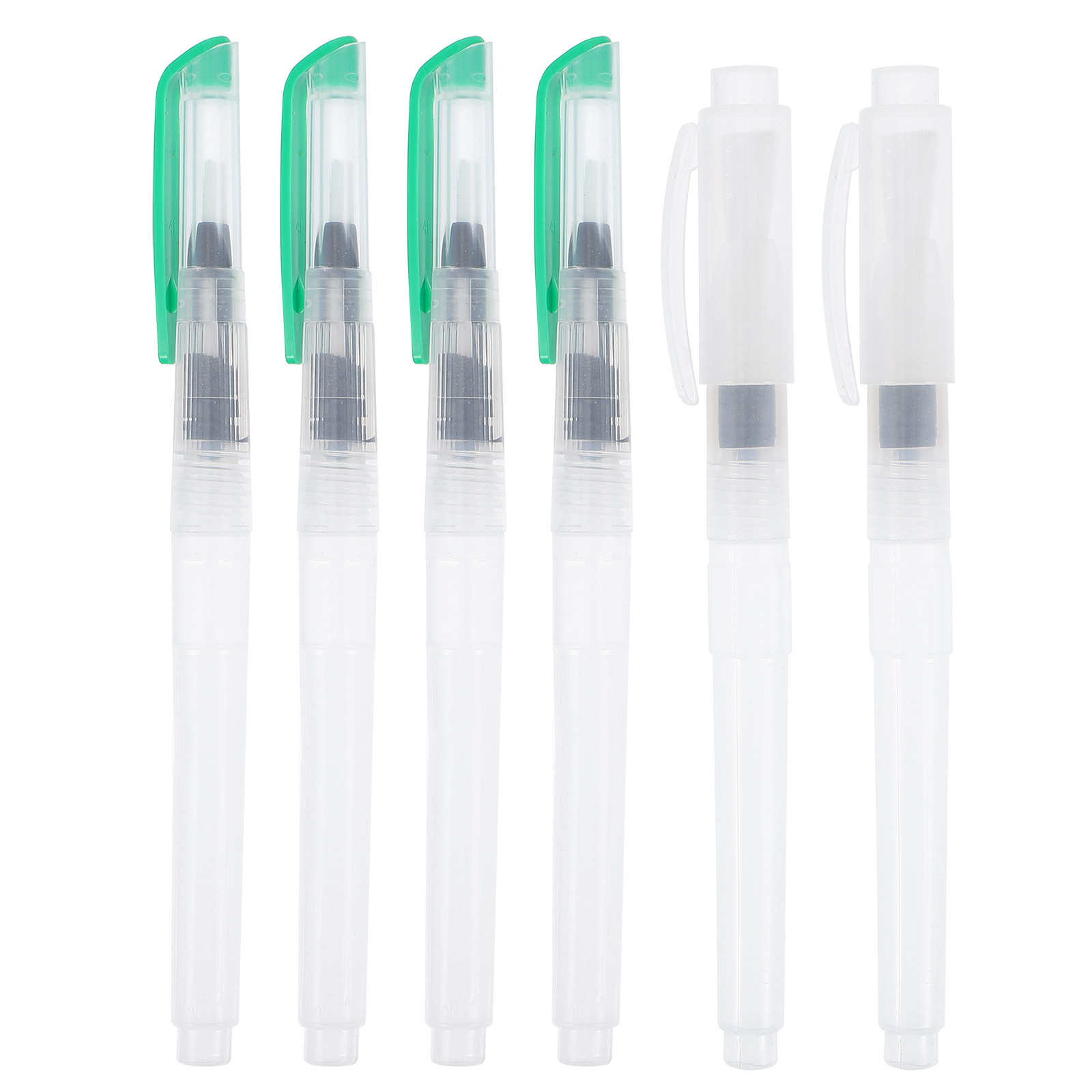 Raindrops 6 Pcs Fountain Pen Stencil Brushes Pencil Colored Pencils for ...