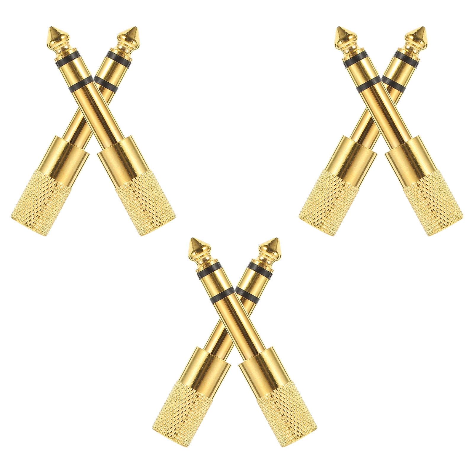 Raindrops 6 Pcs Headphone Jack Extender 6.35mm to 3.5mm Audio Adapter ...