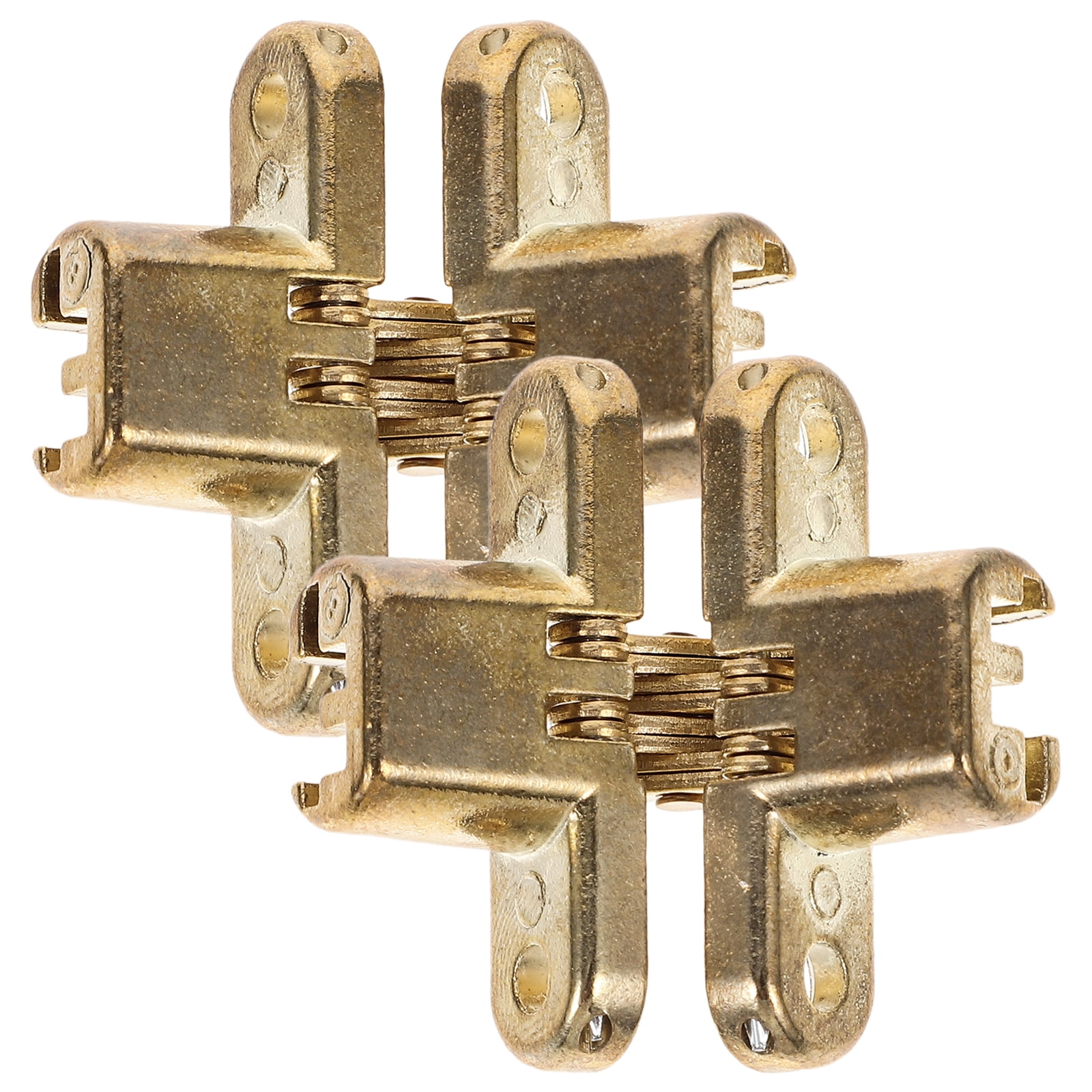 Raindrops 6 Pcs Hidden Hinge Zinc Alloy Cross Hinge Silent Table ...