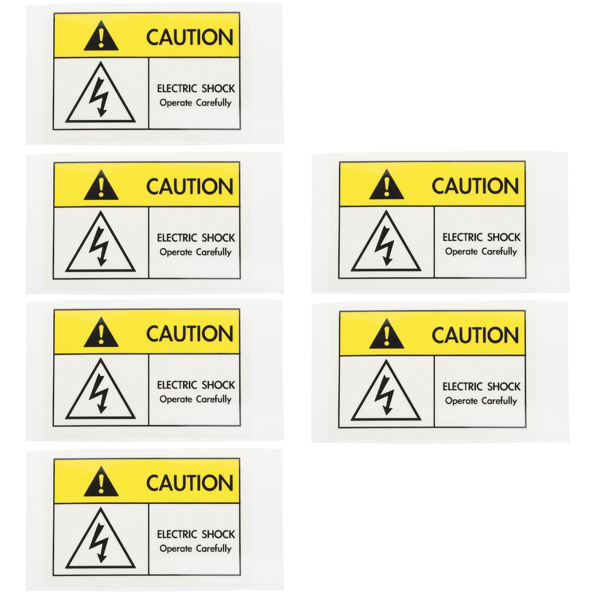 Raindrops 6 Pcs High Voltage Signs Electric Shocks Warning Signs ...
