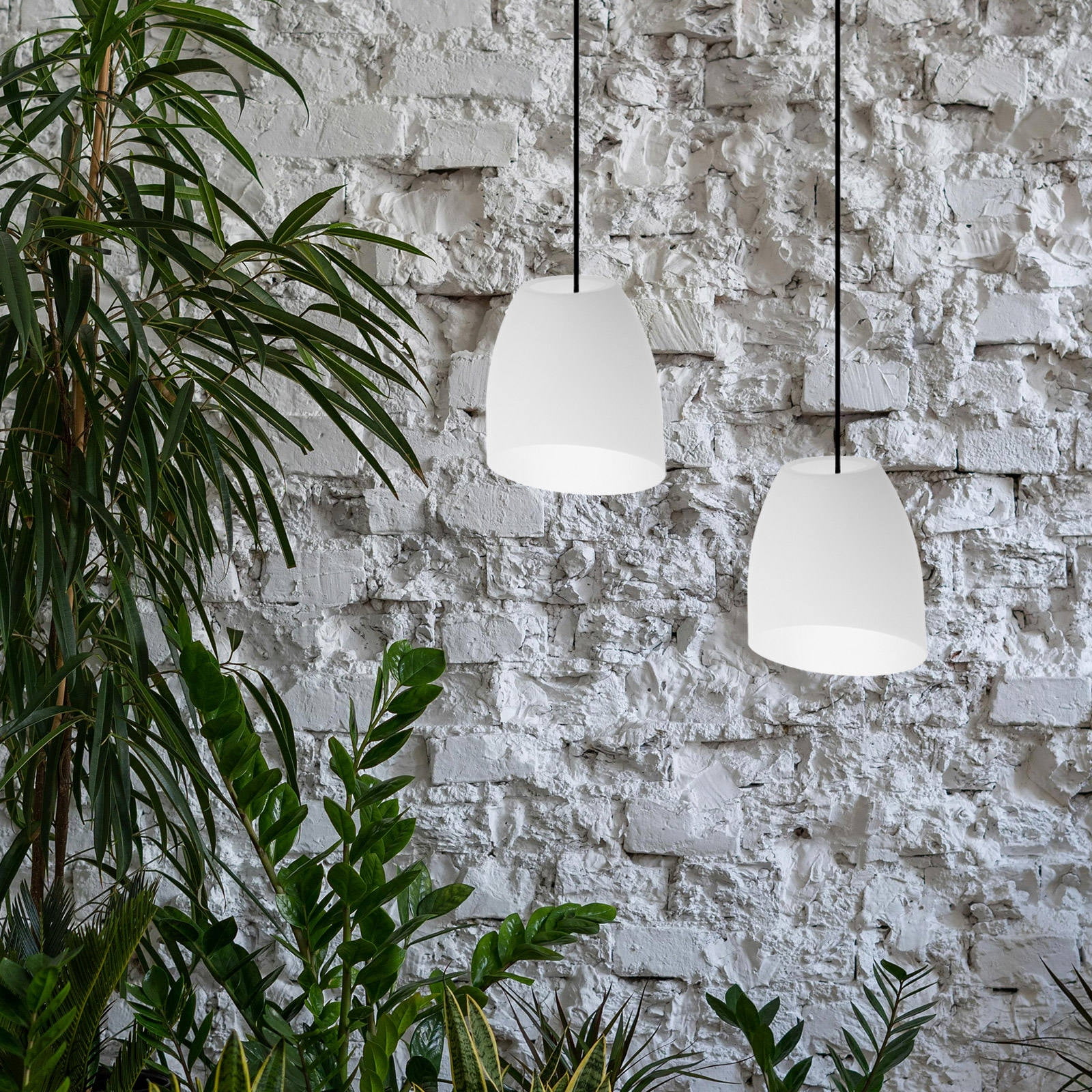Raindrops 6 Pcs Inclined Stand-up Lamp Shade Replacement Plastic White ...