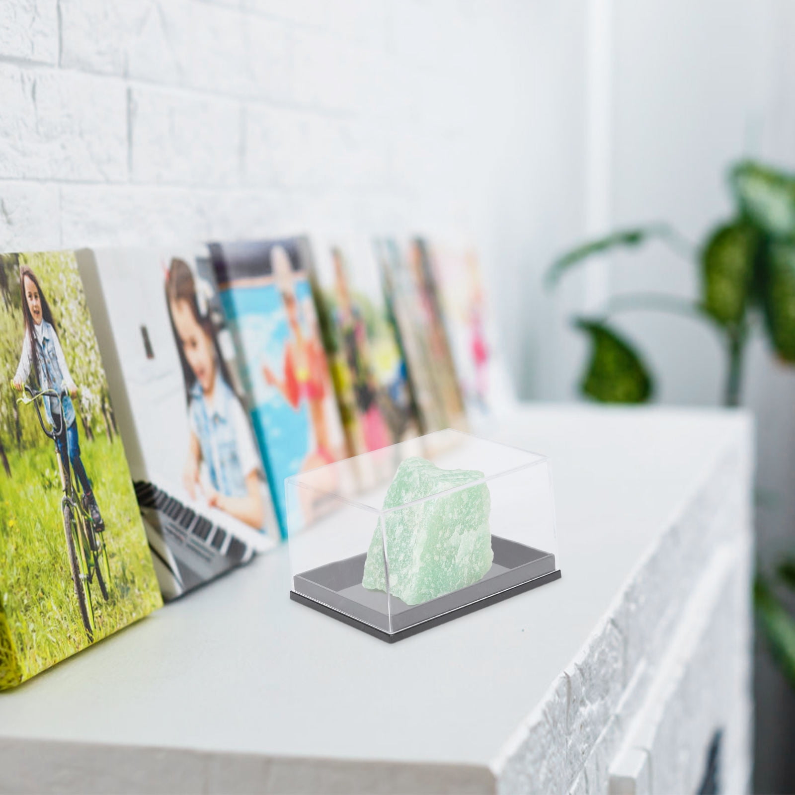 Raindrops 6 Pcs Mineral Specimen Box Boxes Organizer Display Container ...